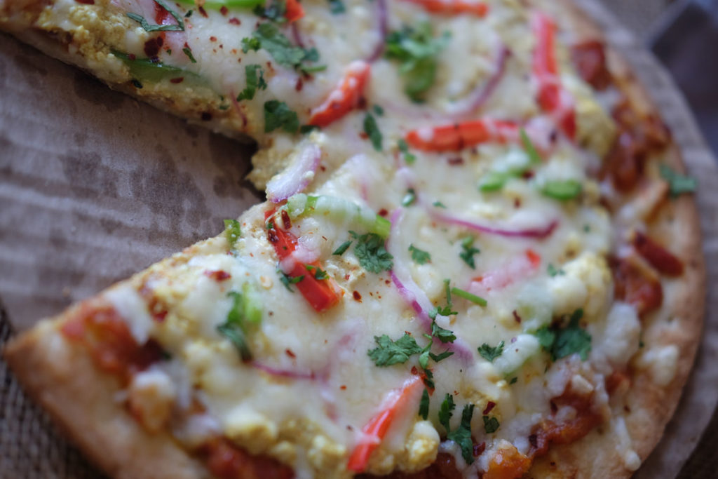 Paneer Tikka Masala PIZZA ⋆ Sweet & Masālā
