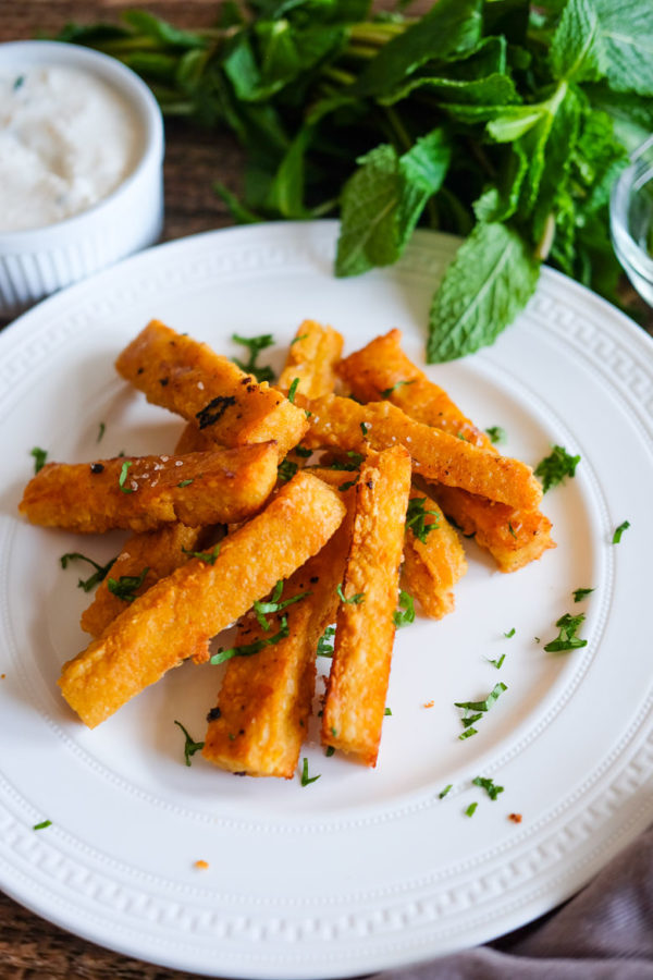 Chickpea Flour French Fries ⋆ Sweet & Masālā