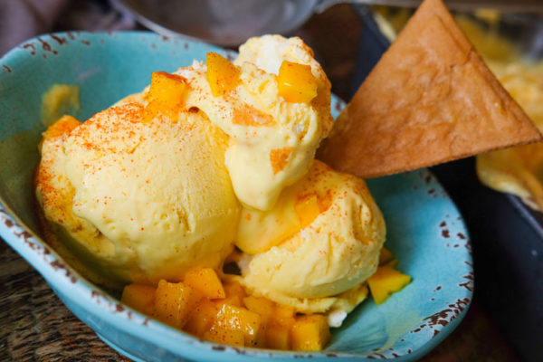 Keri nu Ras (Mango) Chili No Churn Ice Cream ⋆ Sweet & Masālā